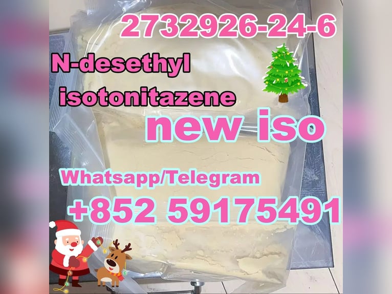 N-desethyl isotonitazene CAS 2732926-24-6 14188-89-1 +85259175491 Opioid