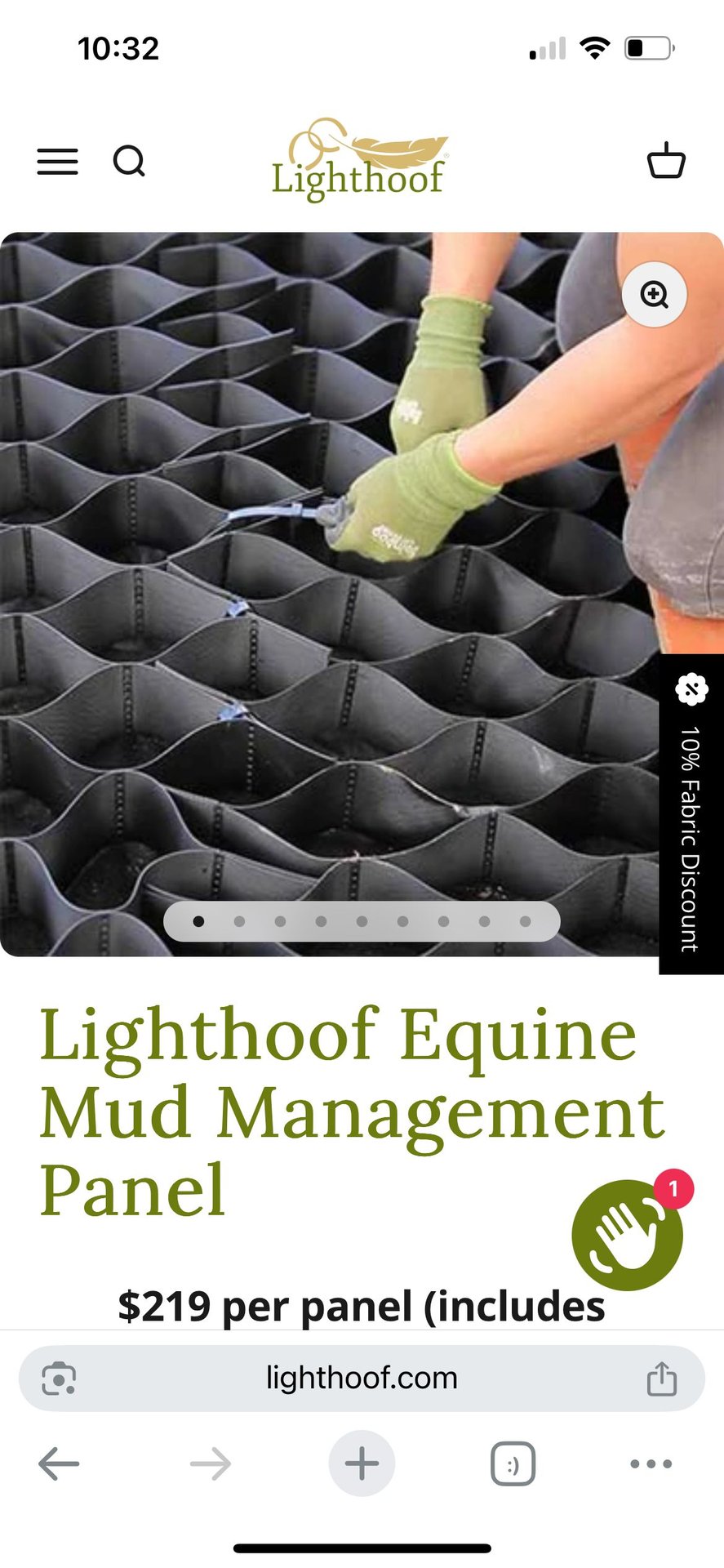 Lighthoof Equine Mud Management System