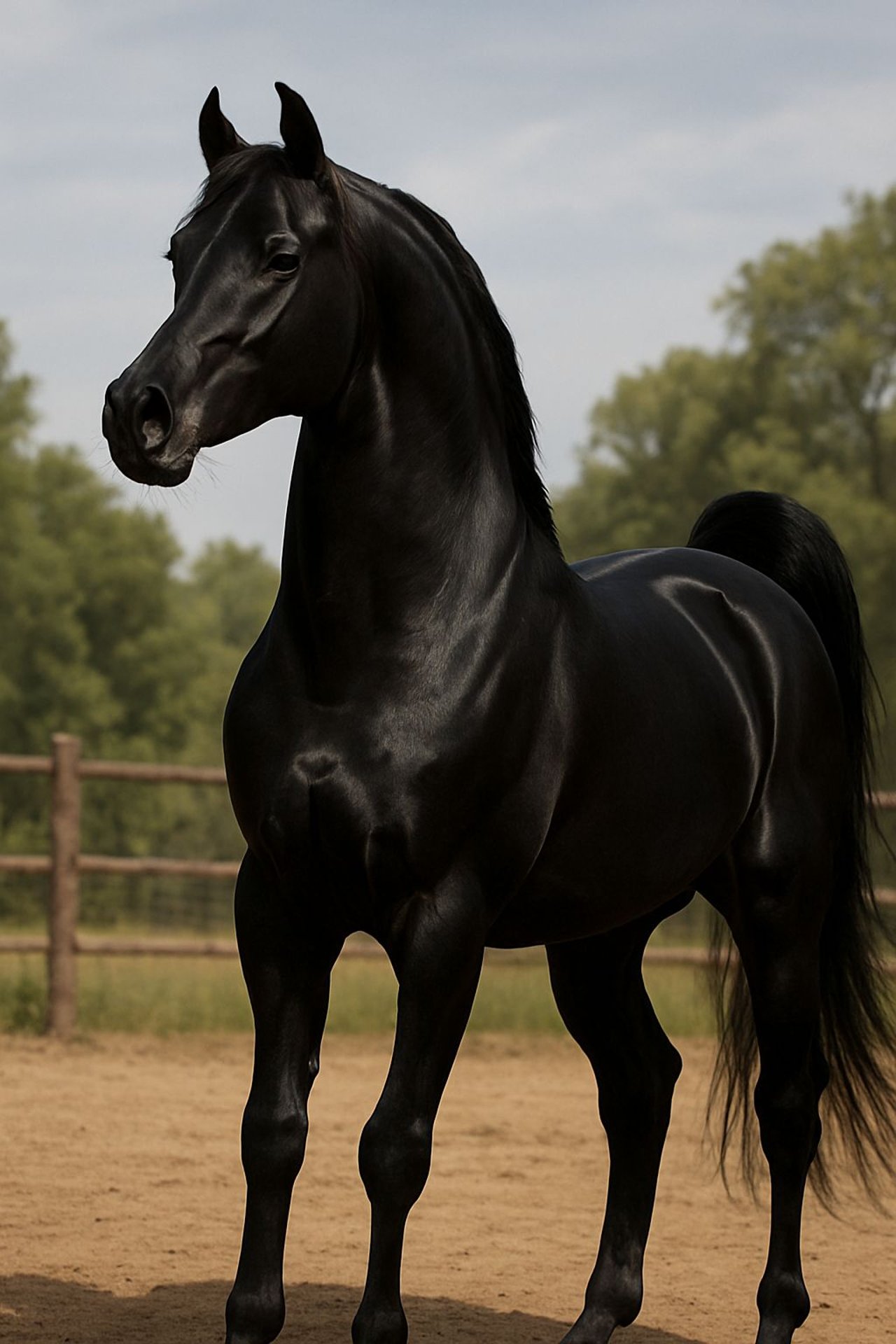 Arabian horses Mare 24 years 14,2 hh Brown in New York