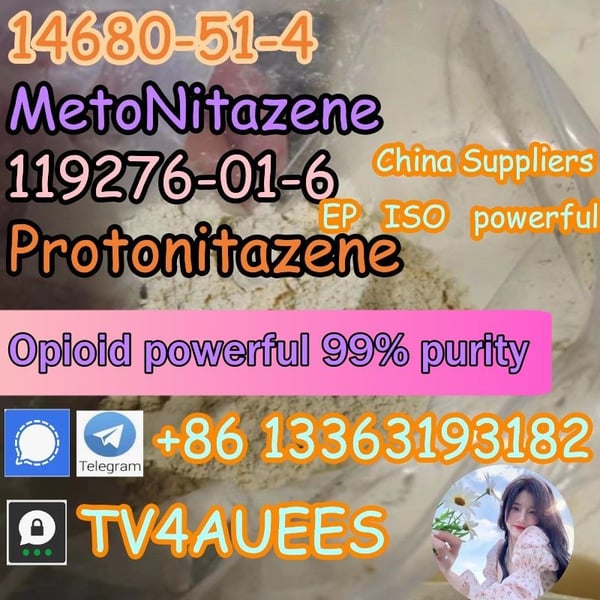 Metonitazene CAS 14680-51-4 Etonitazepyne CAS 2785346-75-8 with lowest